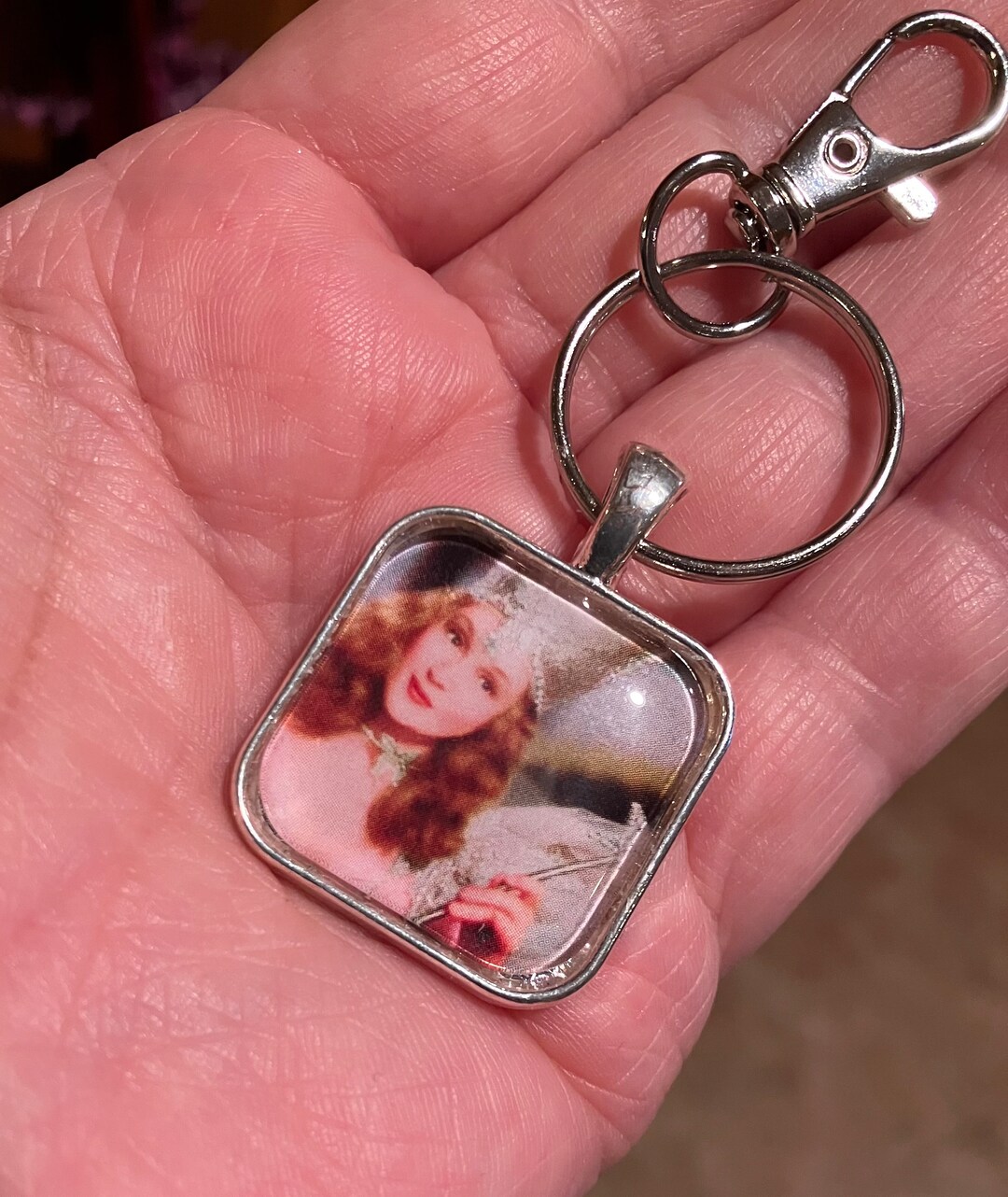 Glinda the Good Witch Keychain - Etsy