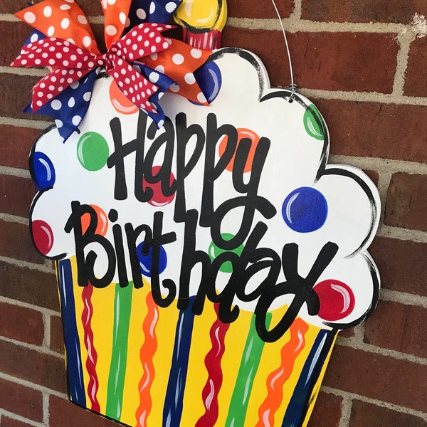 Cupcake Door Decor - Etsy