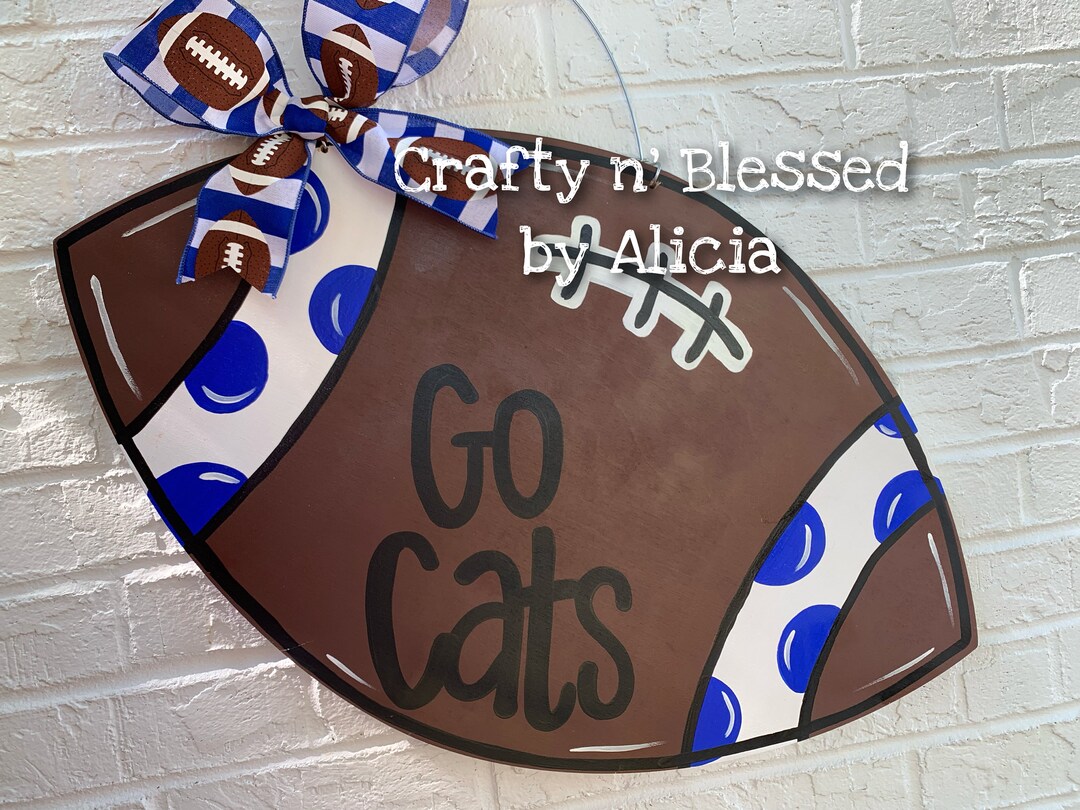 Personalized Football Door Hanger Made to Order - Etsy