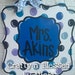 Personalized Polka Dot Plaque Teacher Door Hanger - Etsy
