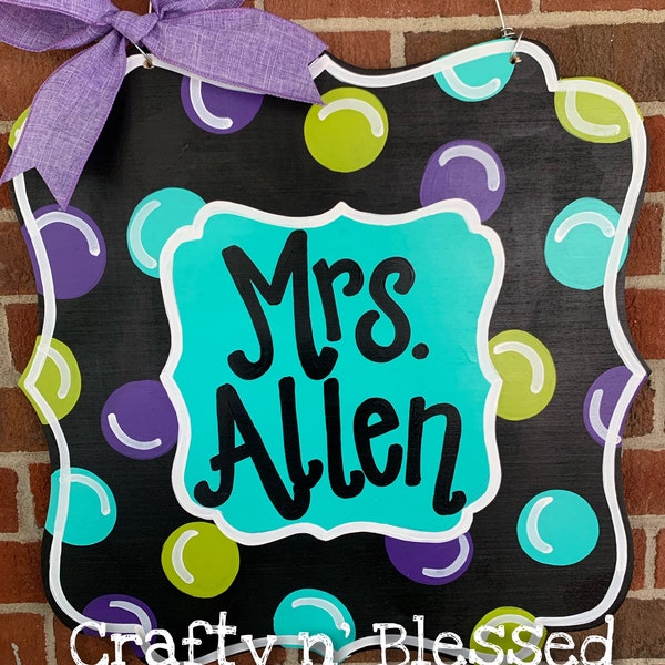 Polka Dot Sign - Etsy