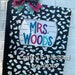 Personalized Composition Notebook Teacher Door Hanger - Etsy