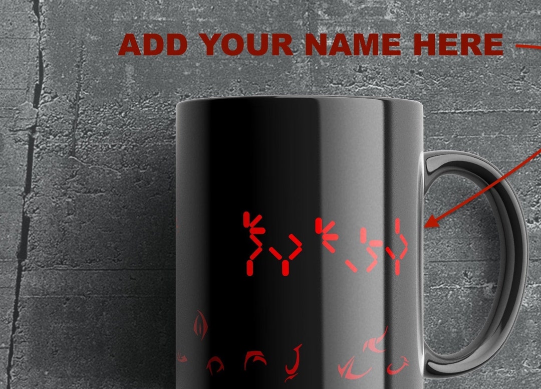 Customize YAUTJA Name - Black Mug 11oz and 15oz - Etsy