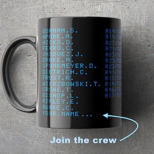 ALIENS USS SULACO Crew Mug. Weyland Yutani Coffee Mug. Customized Mug ...