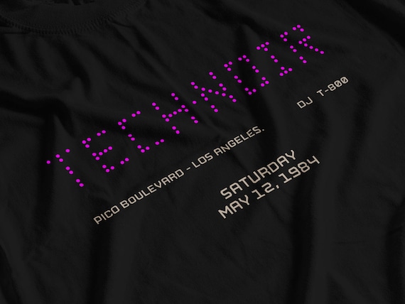 TECH-NOIR Club T-800 T-SHIRT - Etsy