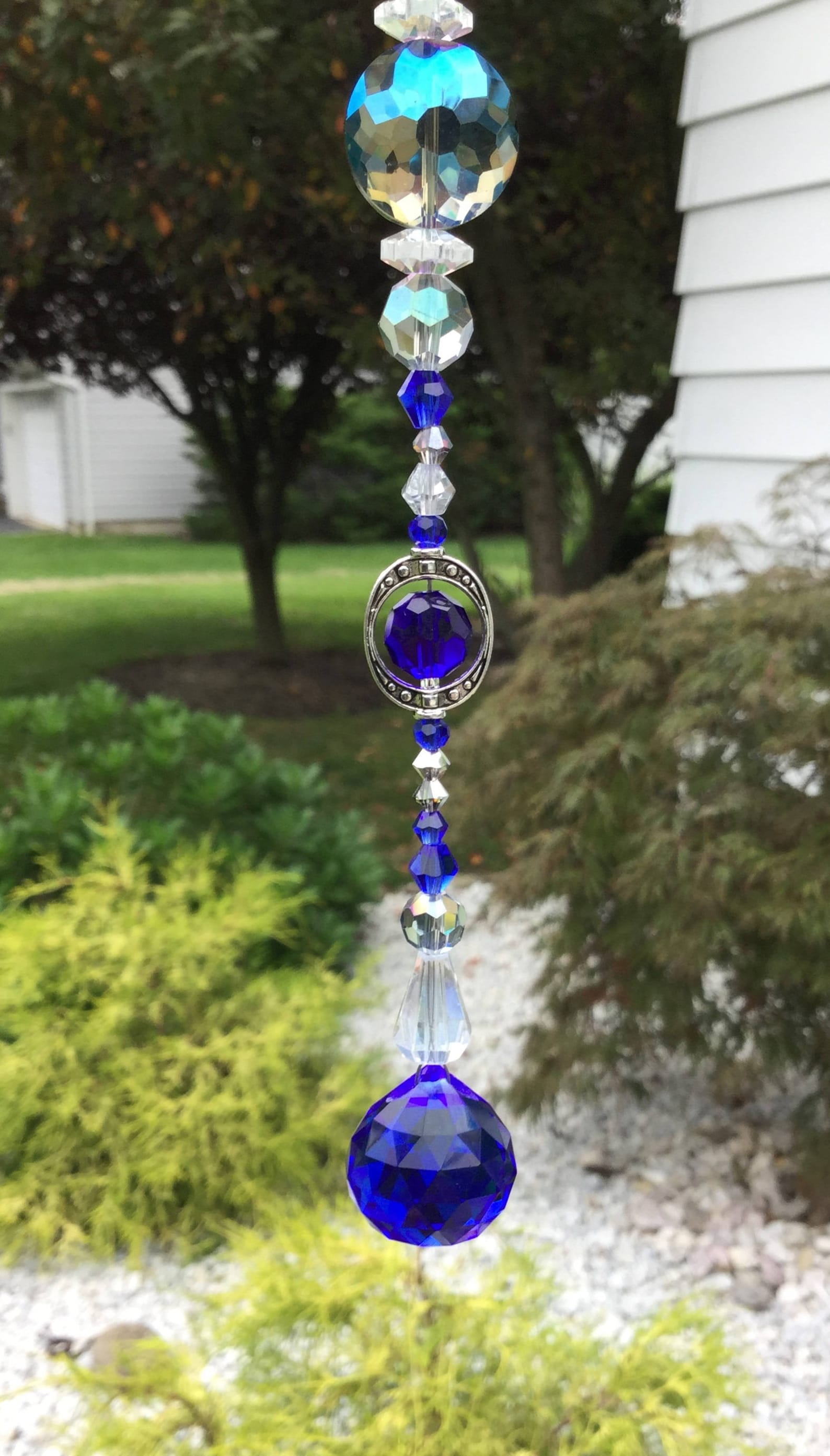 Spiritual Connection - Meditation Crystal Prisms/healing Blue Crystal ...