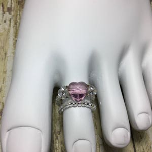 Spiritual - Swarovski Pearl Toe Rings/swarovski Crystal Pearl Rings ...