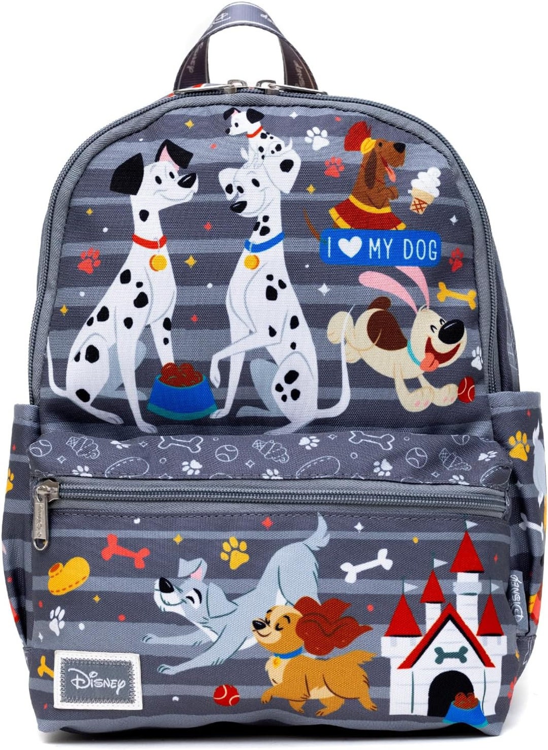Personalized 13" Disney 101 Dalmatians Pongo Perdita Backpack School ...