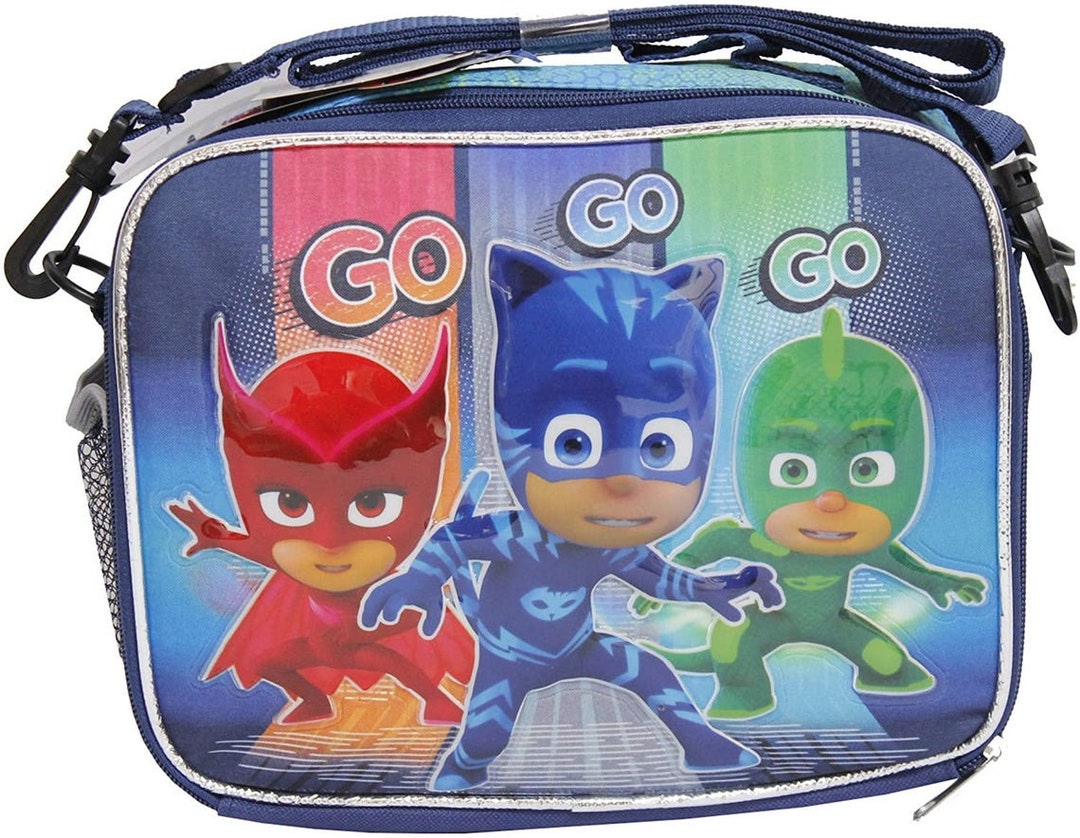 Personalized PJ MASKS Go Go Go Gekko Catboy Owlette Soft School Lunch ...