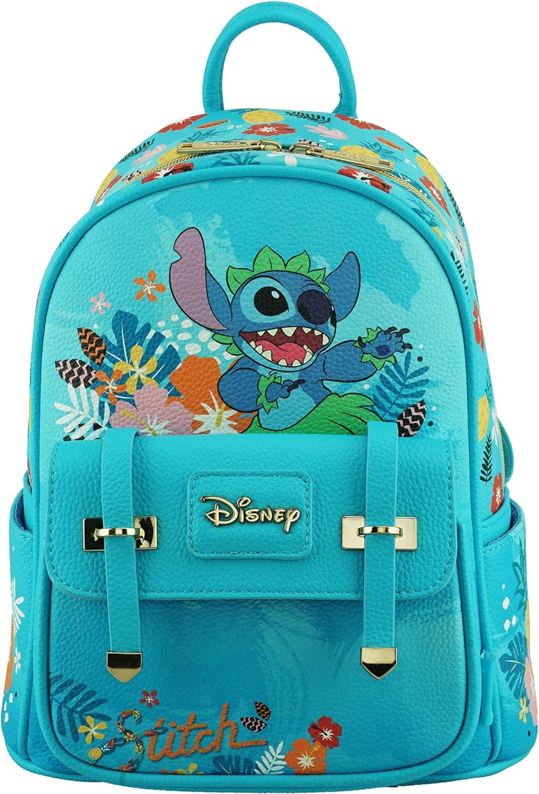 Personalized 11 Deluxe Disney Lilo and Stitch Leather Mini Back Pack ...