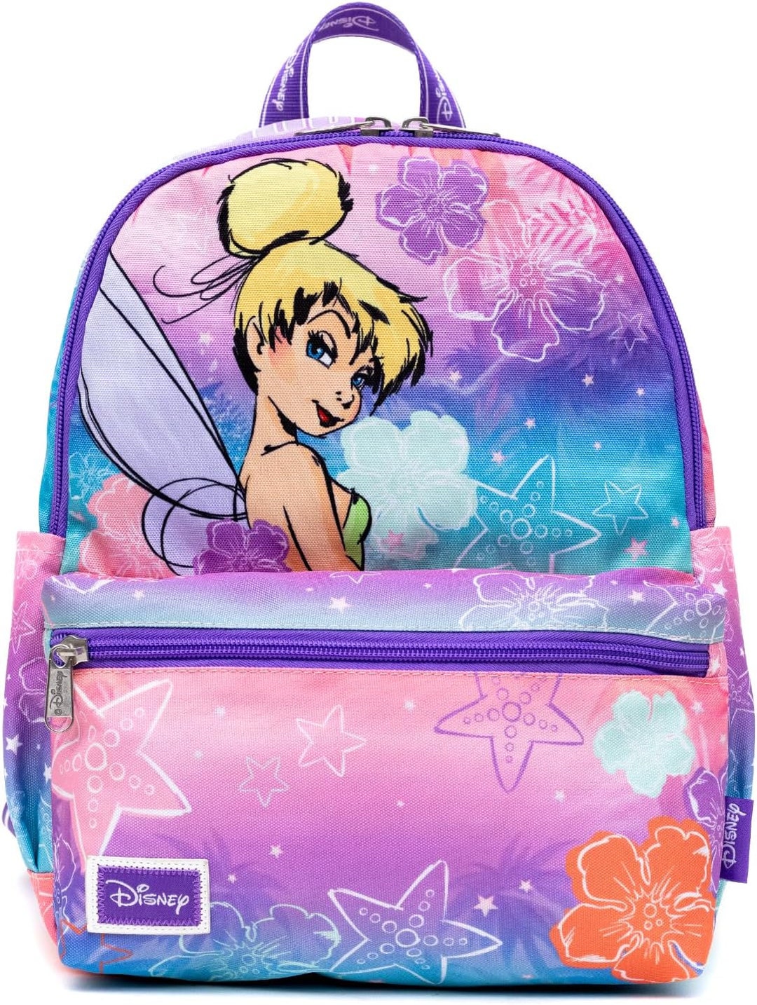 Personalized 13" Disney Tinkerbell Purple Stars Peter Pan Backpack - Etsy