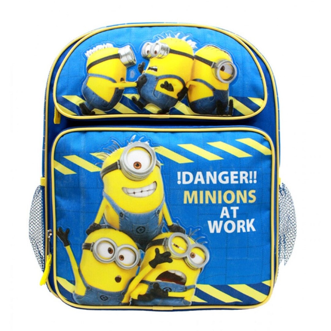 Personalized Disney Pixar 14" Despicable Me Minion Blue Backpack - Etsy