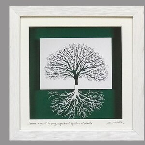 ROOTING Paper Cut and Paper Sculpture Photographic Reproduction Art ...