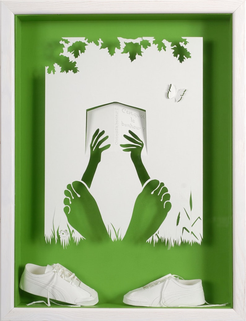 QUESTION ANSWER Paper Cut and Paper Sculpture Photographic Reproduction ...