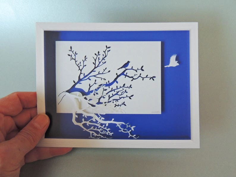 ON THE BRANCH - Paper Cut and Paper Sculpture - Photographic ...
