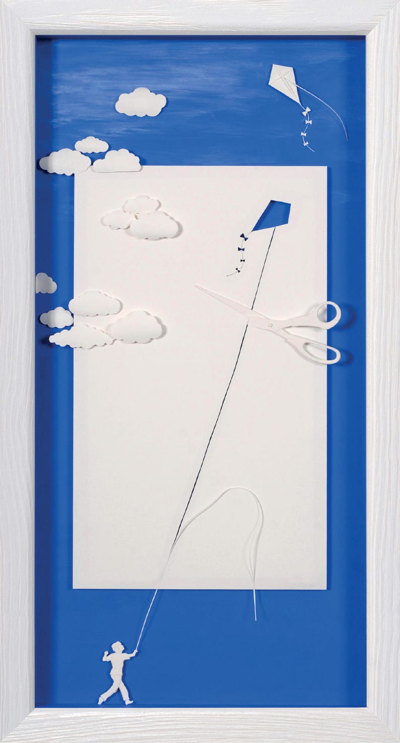 LOST CHILDHOOD - Paper Cut and Paper Sculpture - Photographic ...