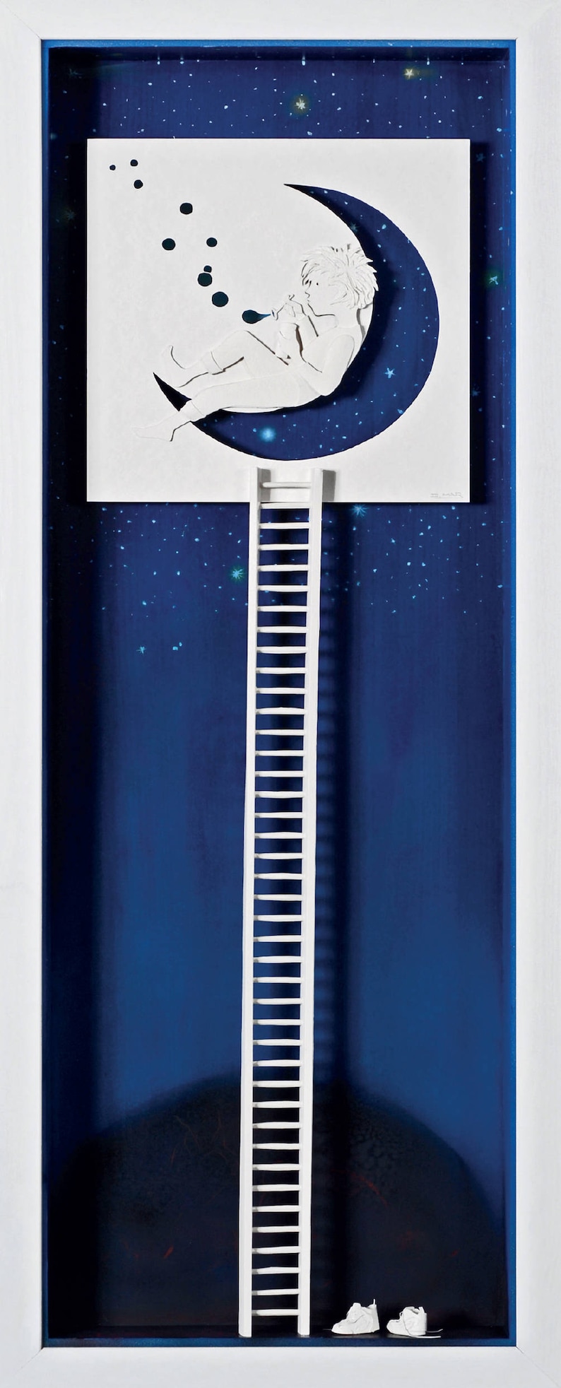 ESCAPE - Paper Cut and Paper Sculpture - Photographic Reproduction on ...