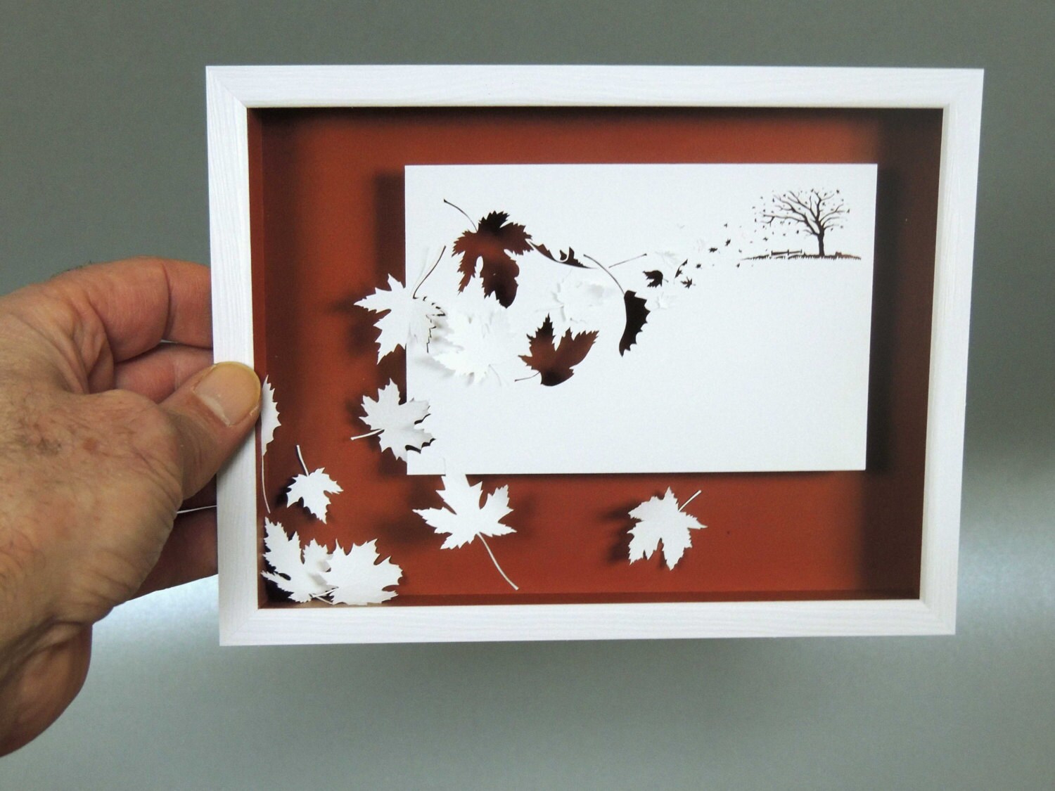 GUST OF WIND - Paper Cut and Paper Sculpture - Photographic ...