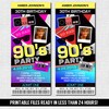 80's Party Invitation - Cassette Tape Style Birthday Graduation 1980's ...