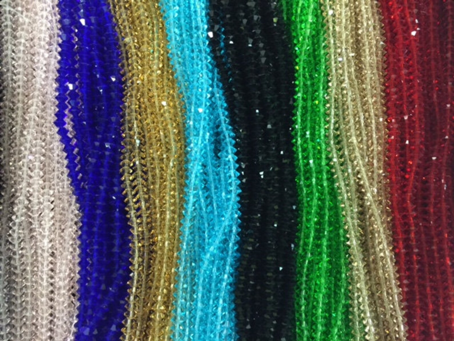 Crystal Discs, Glass, 6mm , 95 Beads - Etsy