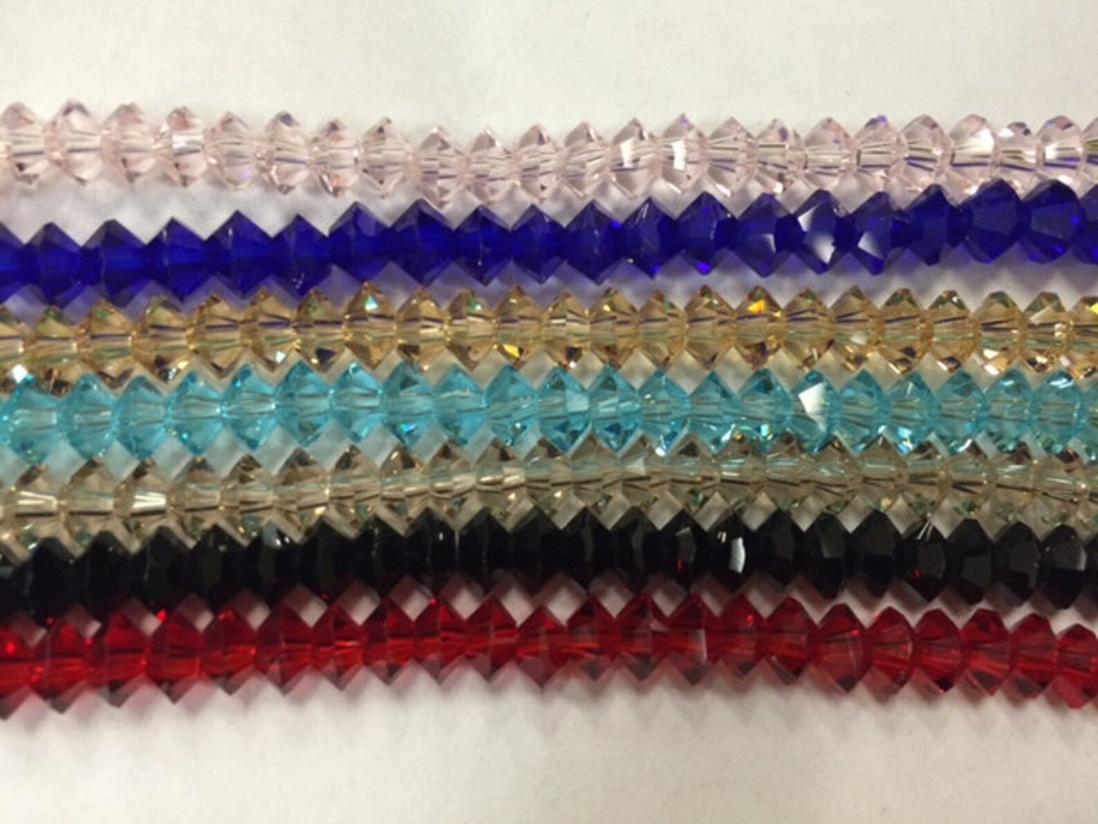 Crystal Discs, Glass, 6mm , 95 Beads - Etsy