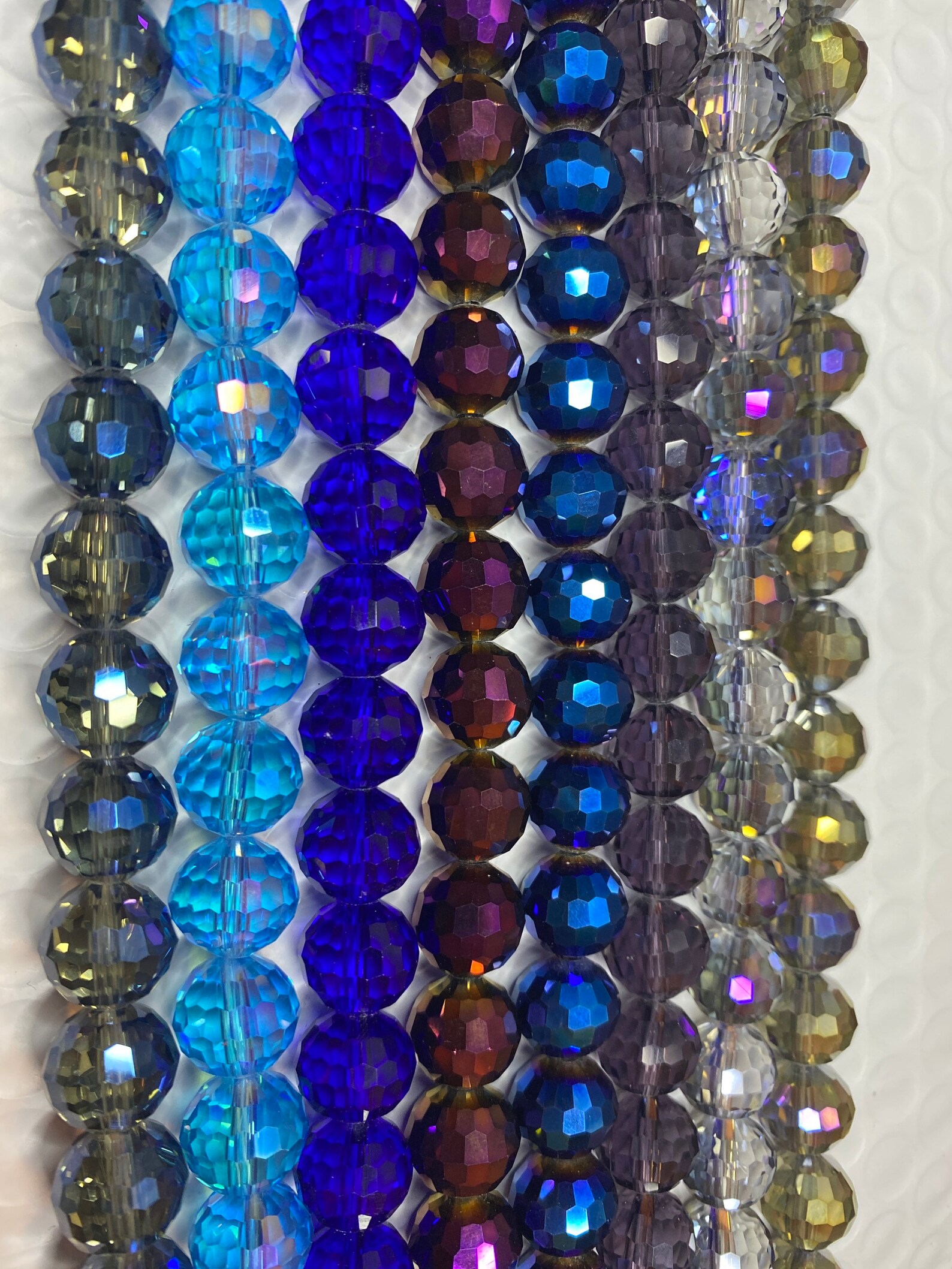 Round Crystal Beadsglass 96 Cut Faceted 12mm 23beads - Etsy