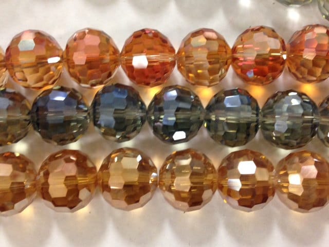 16mm Round Shaped Chinese Crystal Glass, 17beads - Etsy