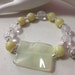 Lemon Jade New Jade & Crystal Gemstone Bead Bracelet Set | Etsy