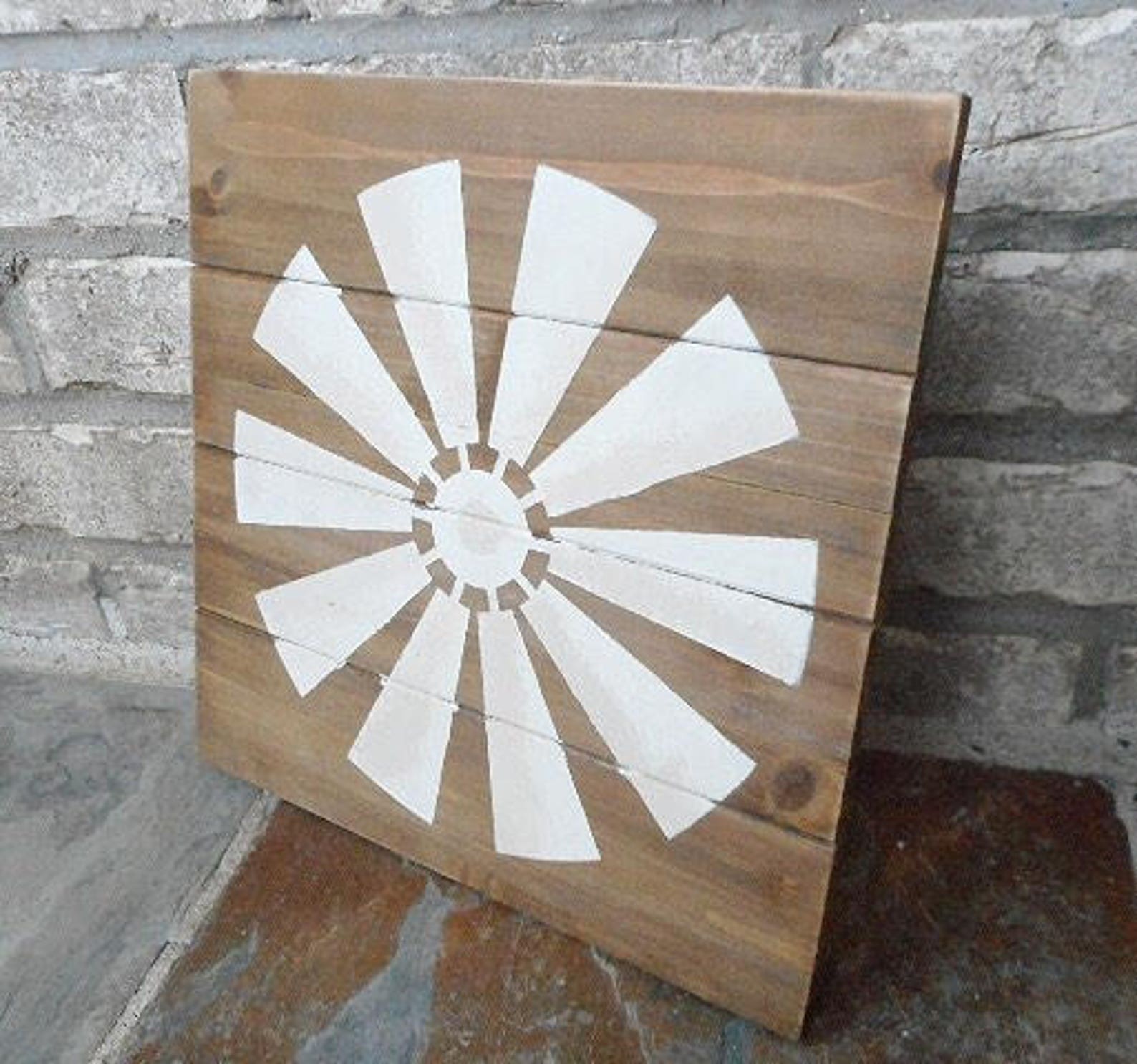 Windmill Wood Sign Windmill Decor Farmhouse Wooden Signs - Etsy