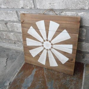 Windmill Wood Sign, Windmill Decor, Farmhouse Wooden Signs, Pallet Sign ...
