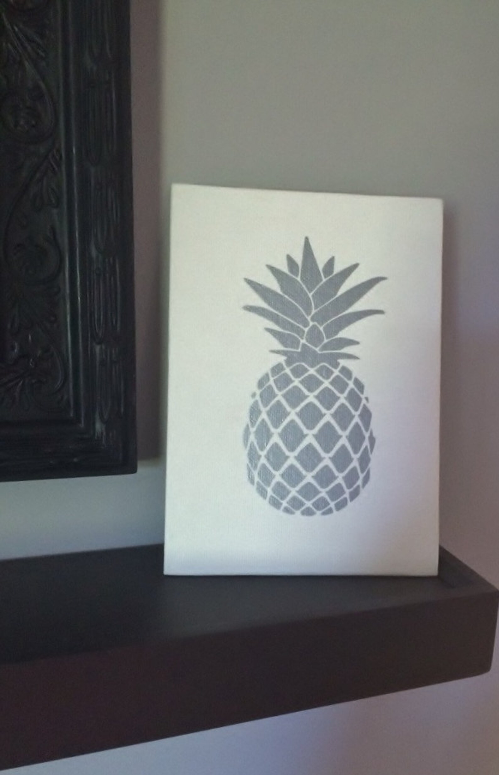 Silver Pineapple Wall Art Pineapple Sign Pineapple Decor - Etsy