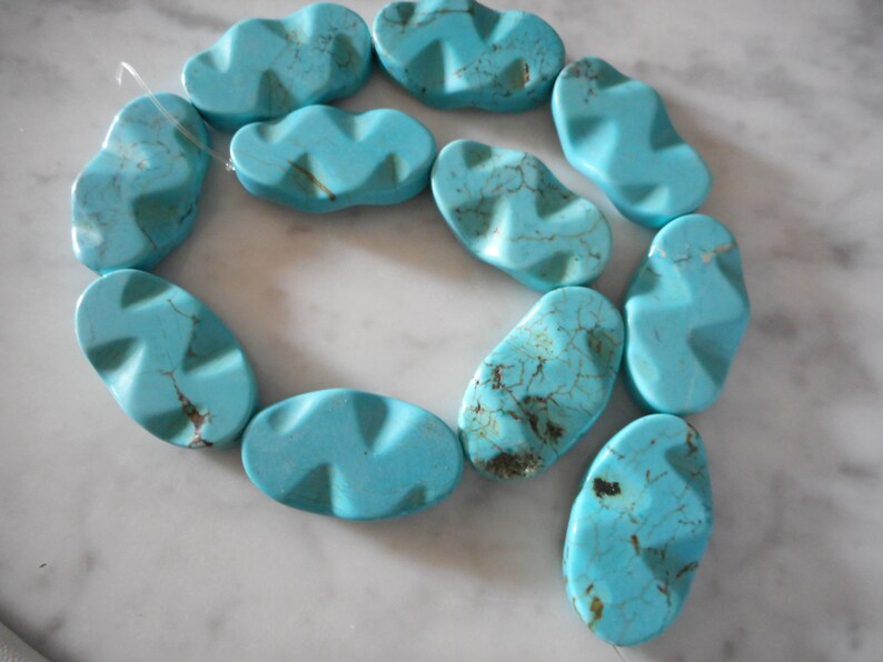 Turquenite Loose Gemstone, Blue Stone Beads, Beading Supplies, Loose ...