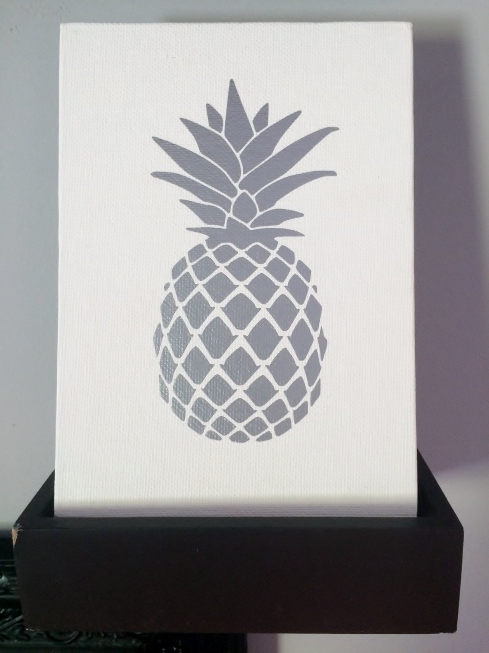 Silver Pineapple Wall Art Pineapple Sign Pineapple Decor - Etsy