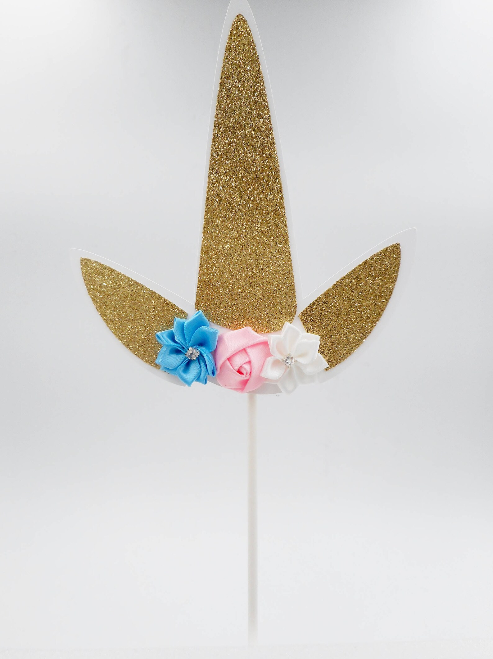 Unicorn Horn Cake Topper Gold Glitter Cake Topper Unicorn | Etsy