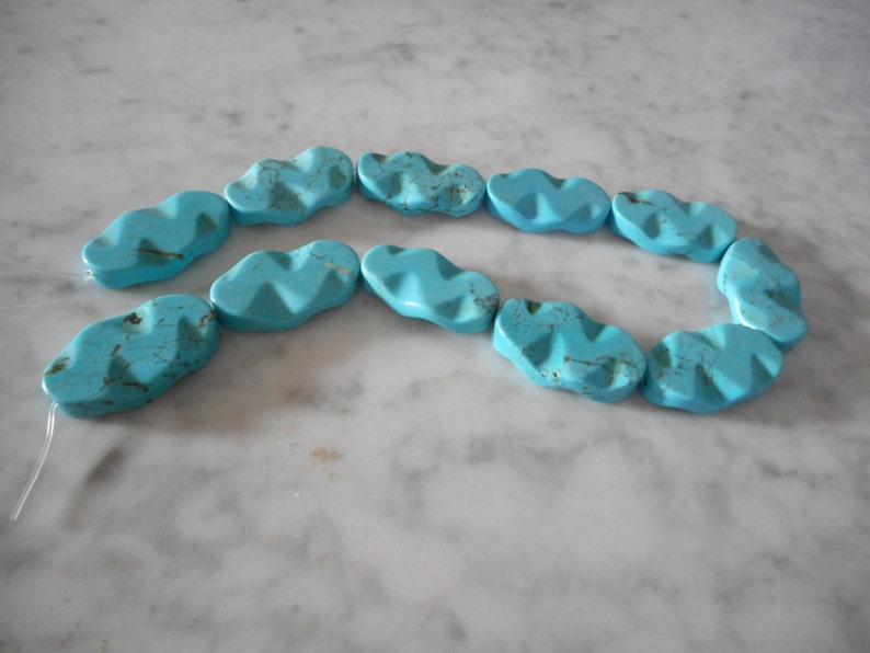 Turquenite Loose Gemstone, Blue Stone Beads, Beading Supplies, Loose ...