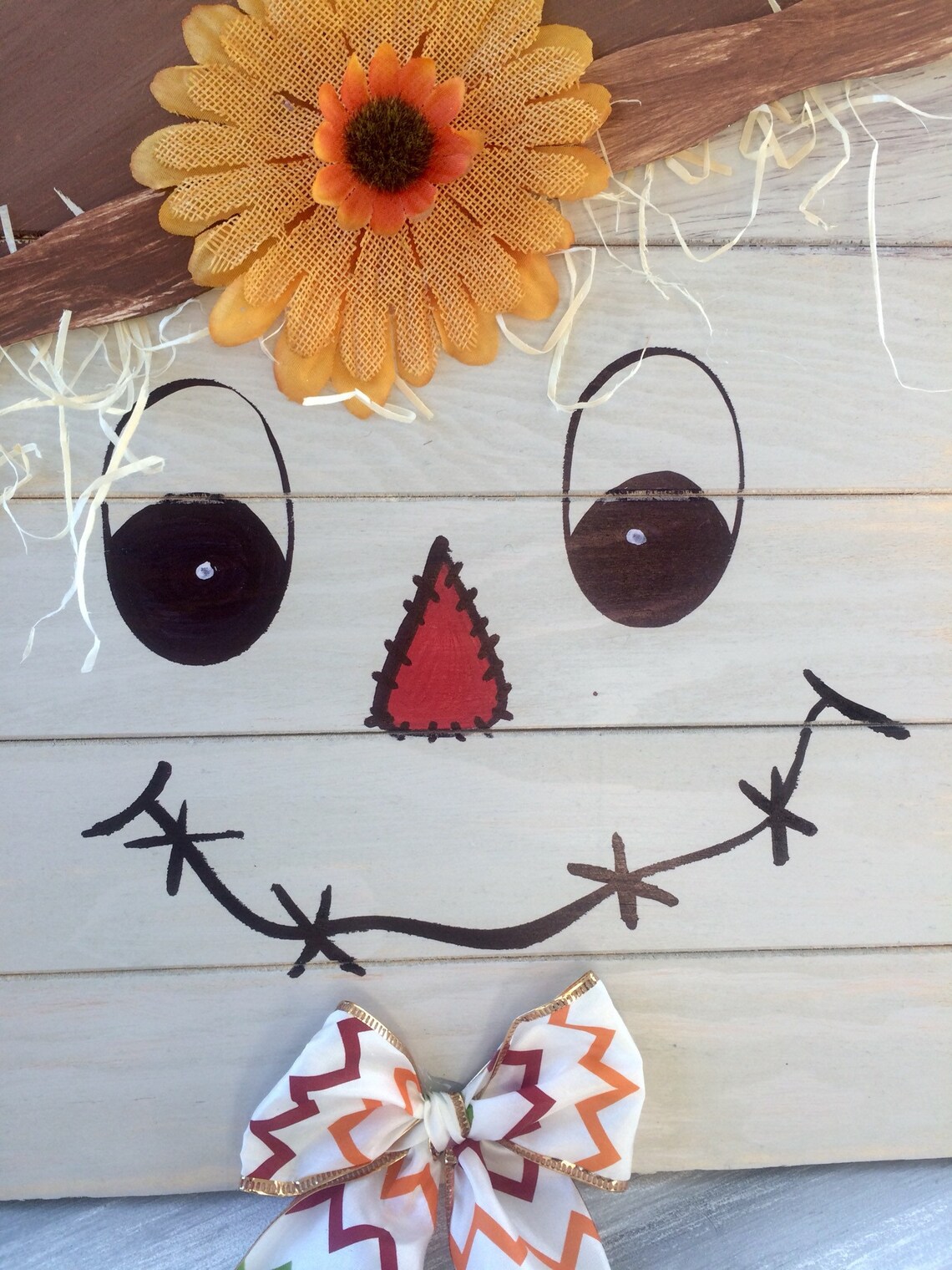 Scarecrow Sign Wooden Scarecrow Autumn Decor Fall Decor | Etsy