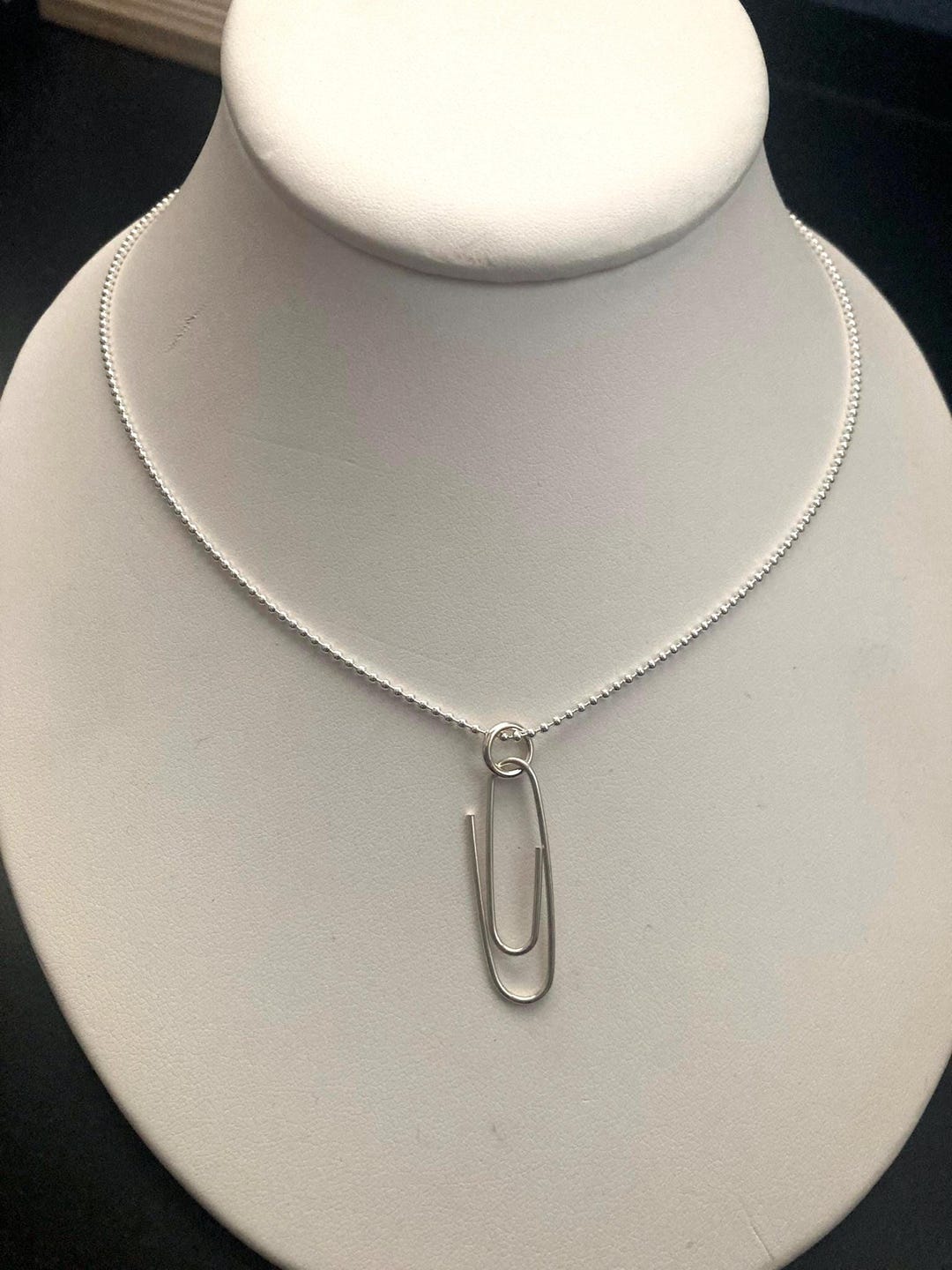 Paperclip Mutiny Symbol of Resistance Sterling Silver Pendant 18 Inch ...