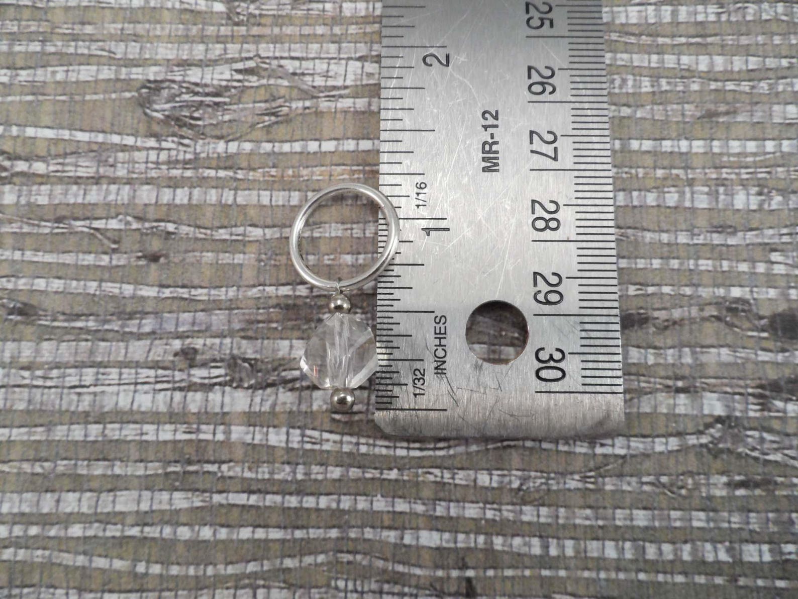 Clear Helix Stitch Markers Set of 6 - Etsy