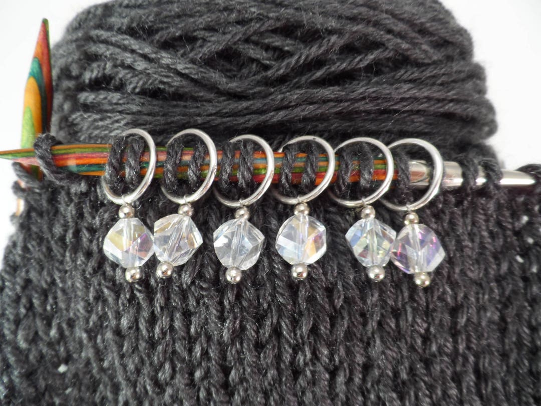 Clear Helix Stitch Markers Set of 6 - Etsy