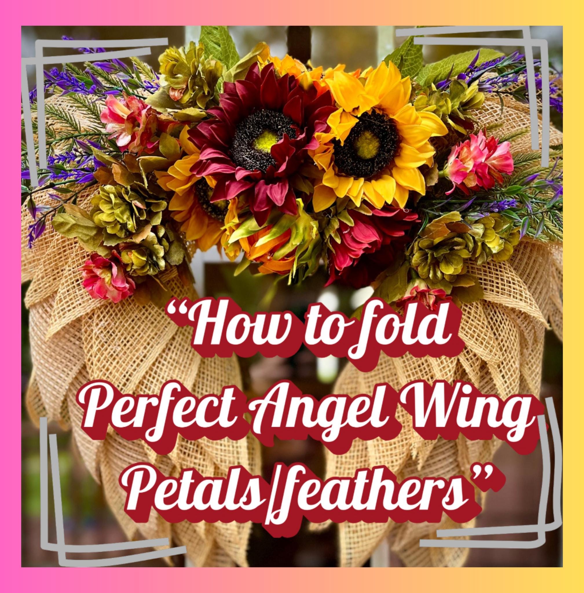 DIY Angel Wing Wreath Kit: Wooden Template Board for Crafting - Etsy