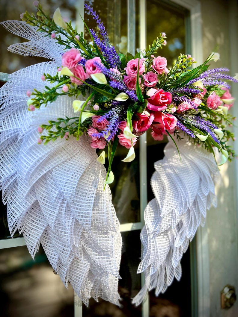 DIY Angel Wing Wreath Kit: Wooden Template Board for Crafting - Etsy