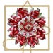Christmas Peppermint Snowflake Wreath DIY Tutorial - Etsy