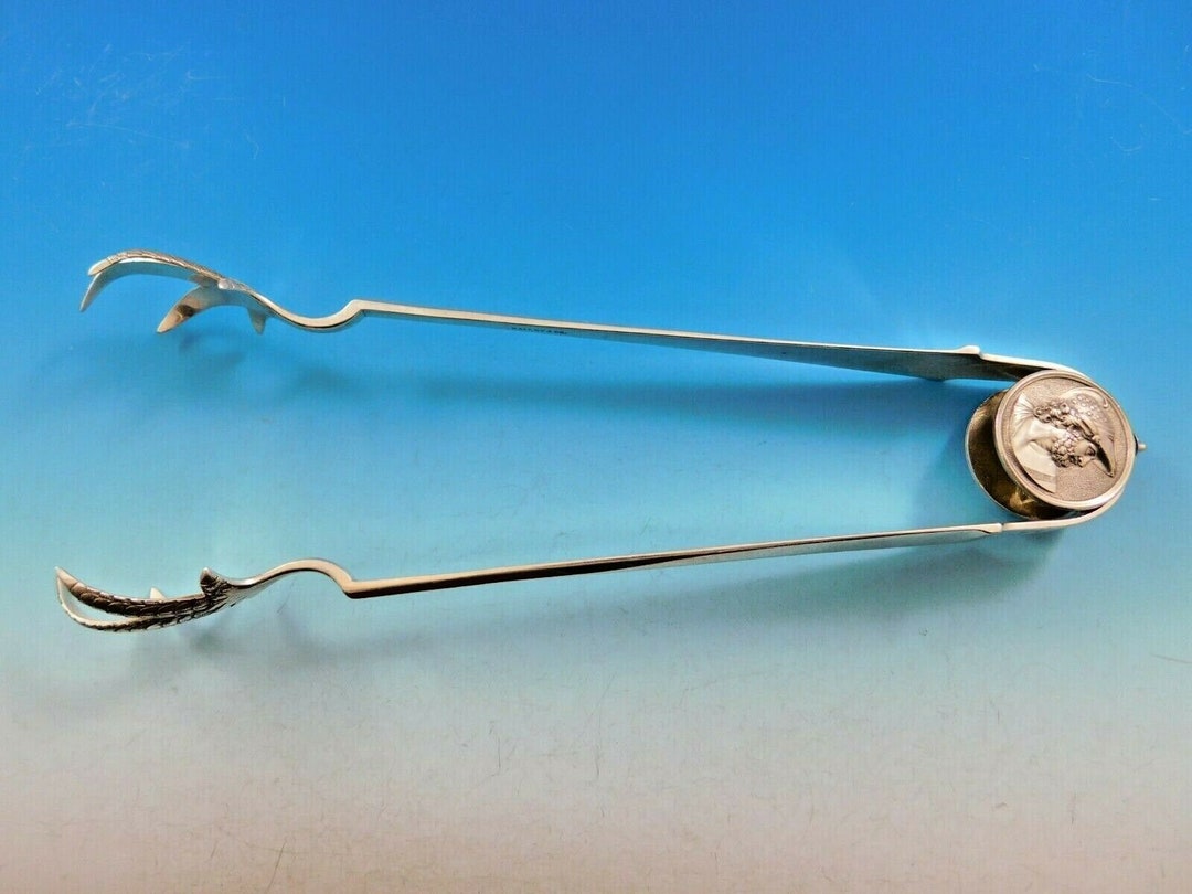 Medallion by Gorham Sterling Silver Ice Tong Double Chicken Claw 10" - Etsy