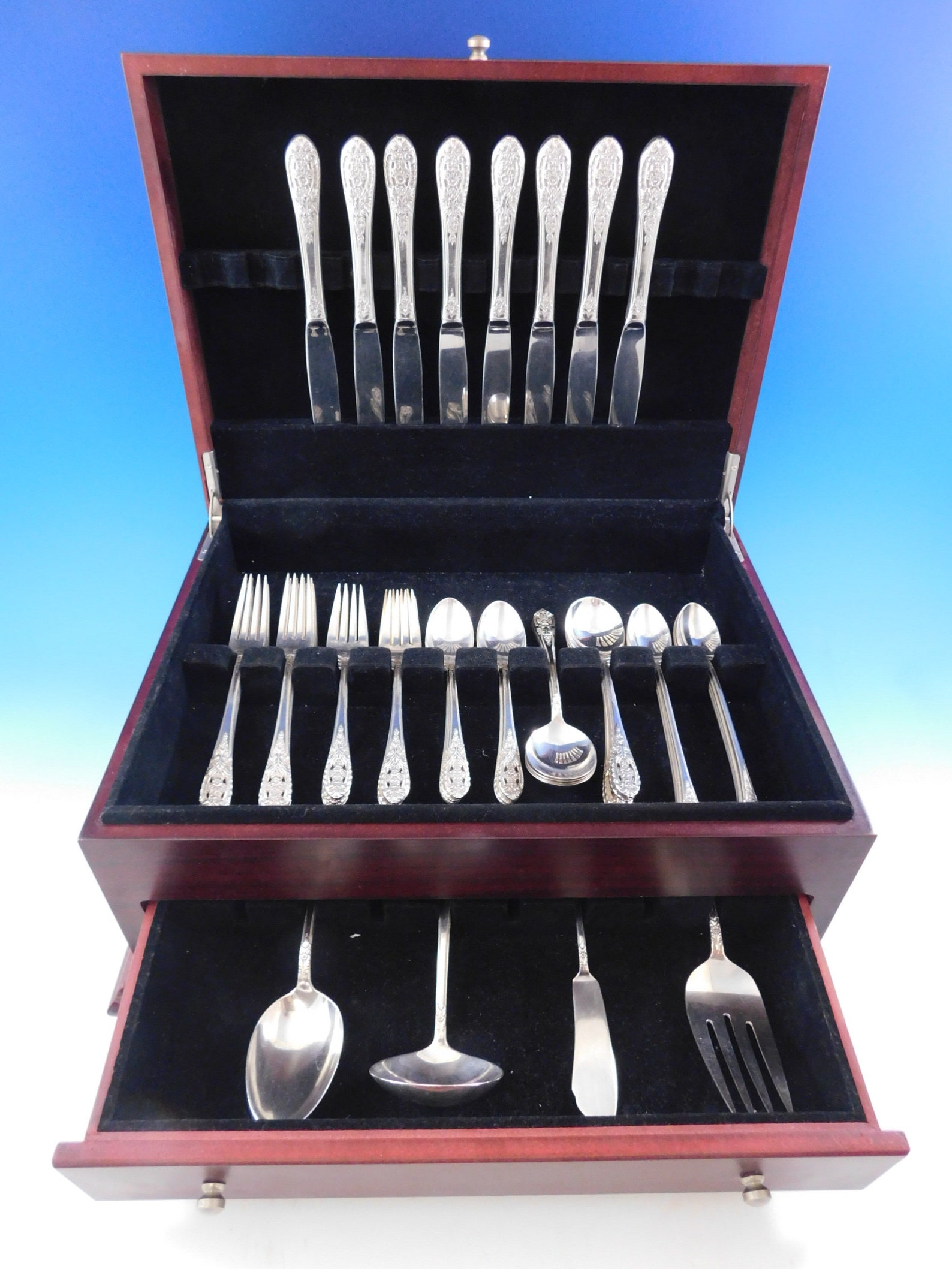 Crown Princess by International Sterling Silver Flatware Set - Etsy