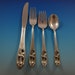 Silver Iris by International Sterling Silver Flatware Set 8 - Etsy