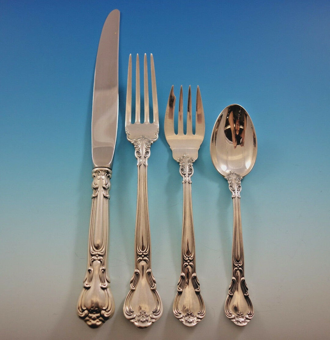 Chantilly by Gorham Sterling Silver Flatware Set for 8 Service 32 Pcs ...