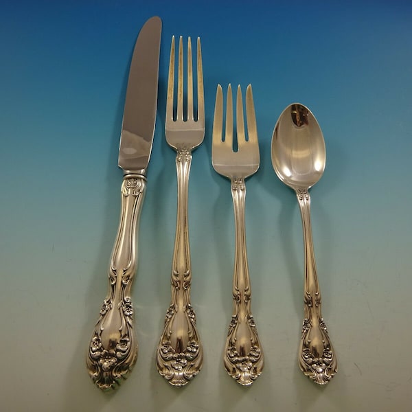 Chateau Rose Sterling Silver Flatware - Etsy