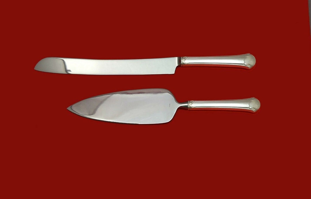 Chippendale by Towle Sterling Silver Wedding Cake Set 2pc Custom Made ...