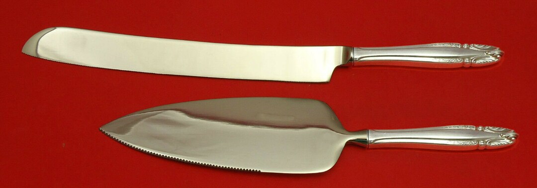 Stradivari by Wallace Sterling Silver Wedding Cake Set Server 2pc ...