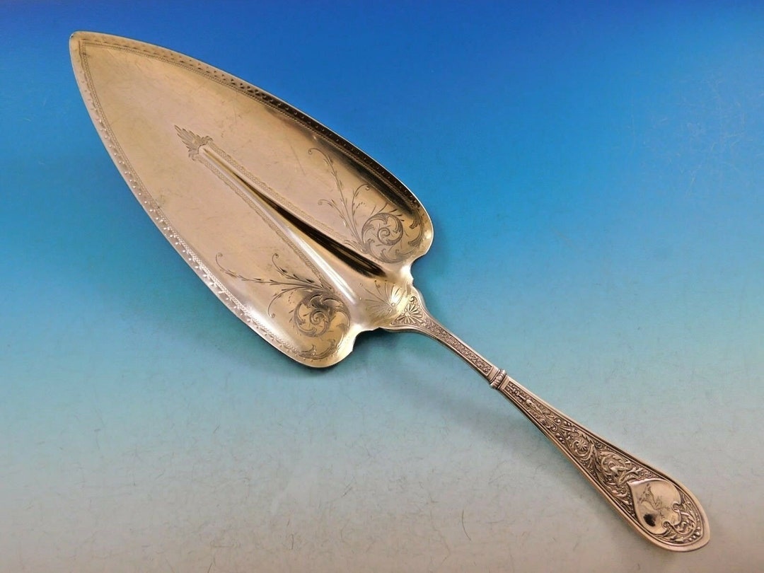 Raphael by Gorham Sterling Silver Spade Server Brite-cut Light - Etsy